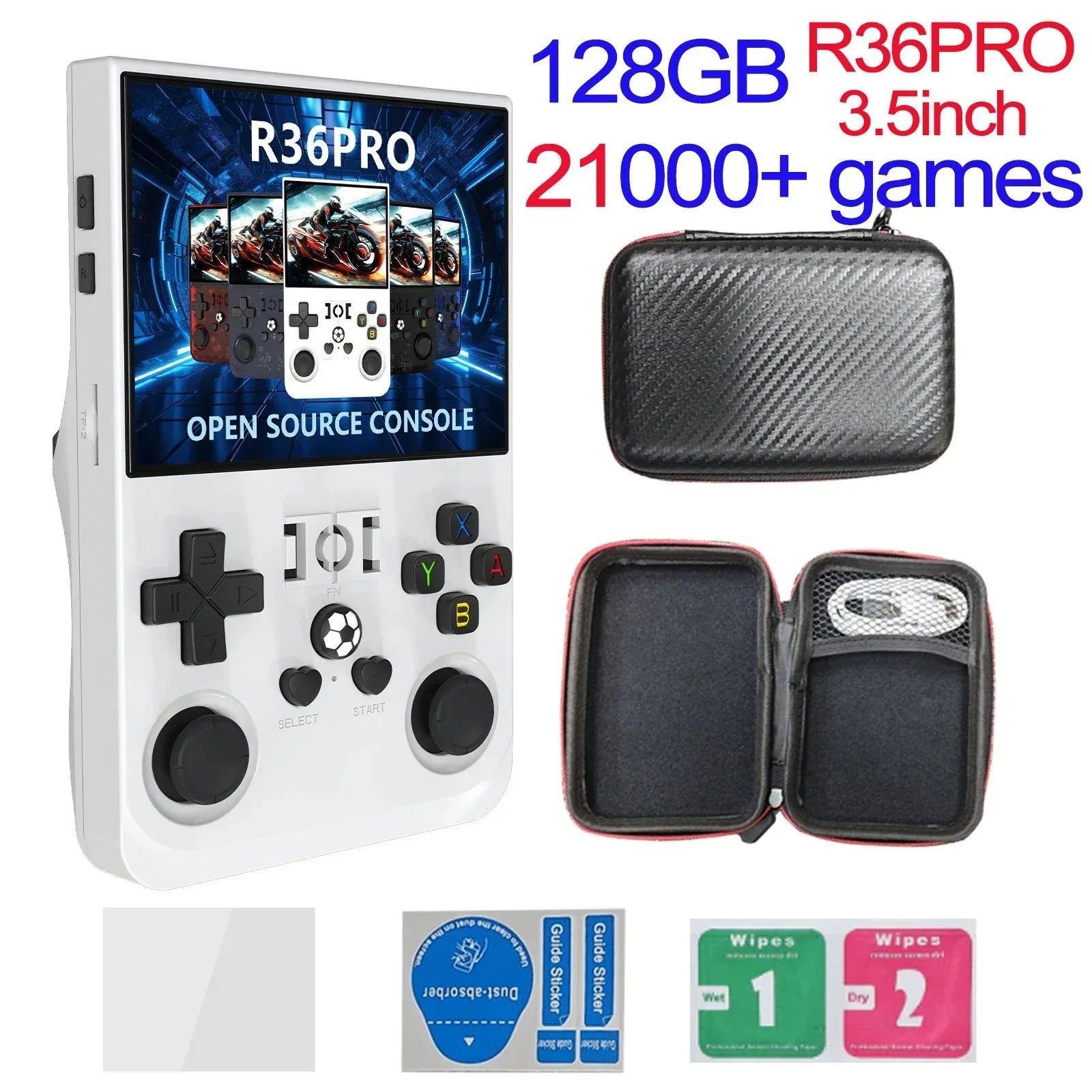 Open Source R36MAX Retro Handheld Video Game Console RK3326 Chip 64/12 ...